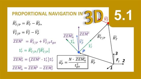 Proportional Navigation In Three Dimensions With Zero Effort Miss Section 5 Module 1 Youtube