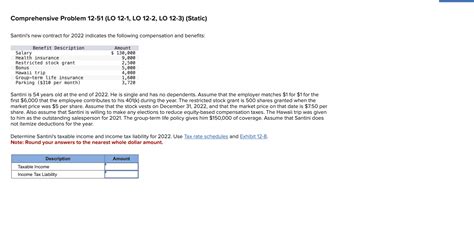 Solved Comprehensive Problem 12 51 Lo 12 1 ﻿lo 12 2 ﻿lo