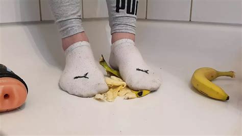 Messy White Puma Socks Banana Crushing Part 1 Of 2 Gay Man Porn Xhamster