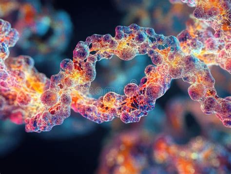 Exploring The Intricate Structure Of Dna A Microscopic Journey Stock