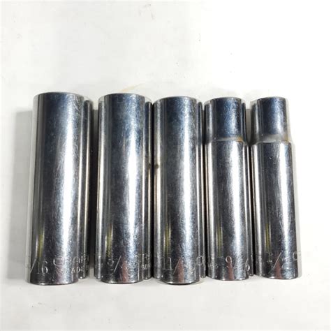 Craftsman 5pc 1 2and Drive Deep Well Socket Set 13 16 1 2 6 Point G Series Eur 31 22