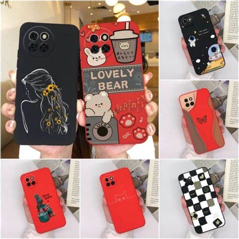 Casing For Itel S23 4G Phone Back Cover Fashion Sweet Girls Astronaut Pattern Protective Red