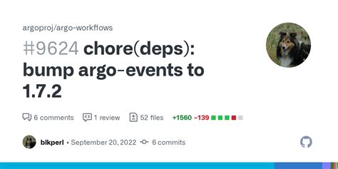 Chore Deps Bump Argo Events To By Blkperl Pull Request Argoproj Argo Workflows