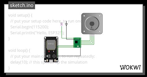 Test Stepper Wokwi Esp32 Stm32 Arduino Simulator