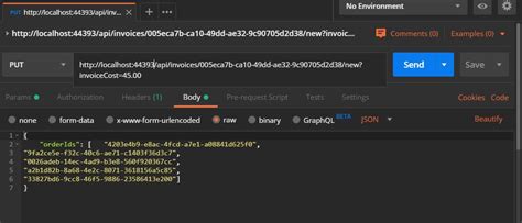 Postman Asp Net Core Api Put Request Getting 405 Method Not Allowed Stack Overflow