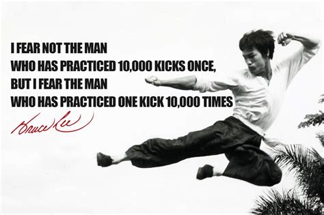 Bruce Lee Quotes Fear