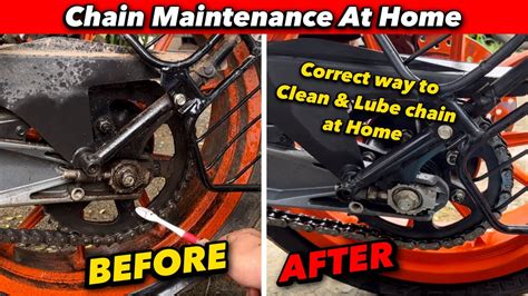 How To Clean And Lube Bike Chain At Home Cheap And Easy Way Youtube