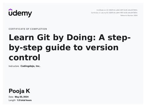 Completed Git Version Control Course Pooja K Posted On The Topic Linkedin