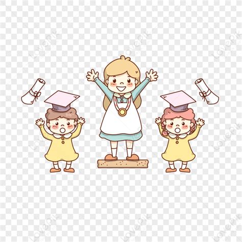 만화 일러스트 자유형 학생의 학습 디자인 유치원공백본문 Png 일러스트 무료 다운로드 Lovepik
