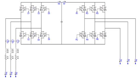 Back To Back Pwm Converter Structure B Selection Of Components 6 7 Download Scientific
