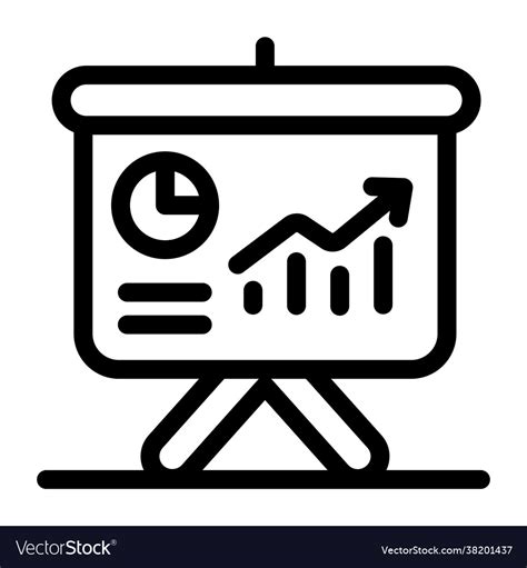 Data Presentation Royalty Free Vector Image Vectorstock