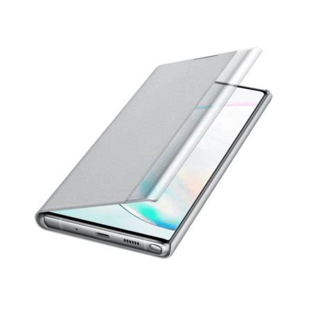 Official Samsung Galaxy Note Plus S View Flip Cover Case Silver