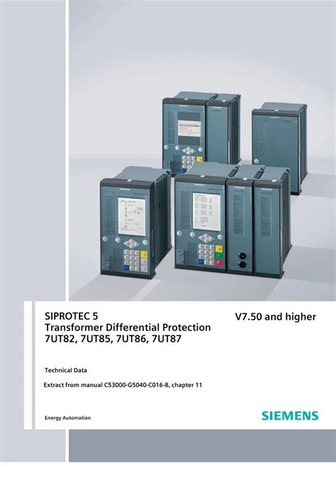1a Siemens Siprotect 7ut87 At ₹ 480000 Piece In Jamnagar Id 2855804862973