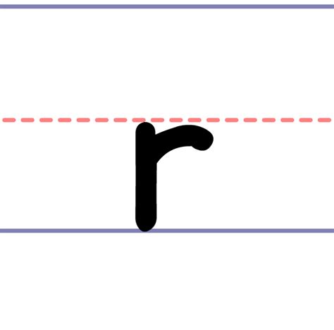 How To Write A Lowercase R