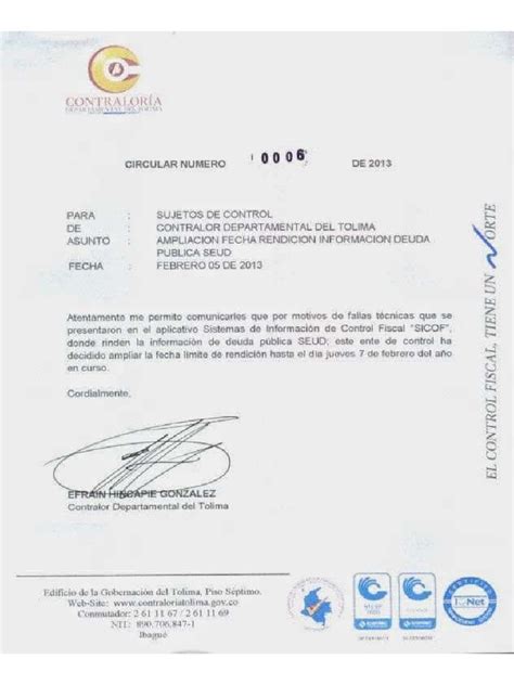 Ejemplo De Circular Pdf Ejemplo De Circular Pdf