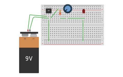 Circuit Design Led Brightness Control Tinkercad