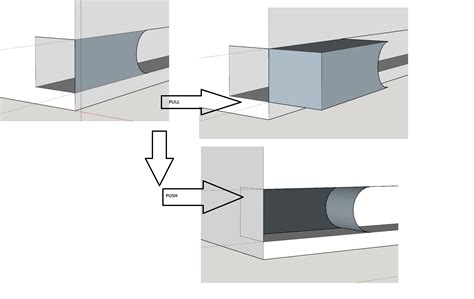 Why When I Push This Does It Subtract Instead Of Add Sketchup Pro 2017 I Would Like It To Add