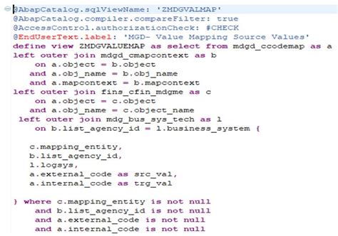 Sap Central Finance Mdg Mapping Via Cds Views Erp Qanda