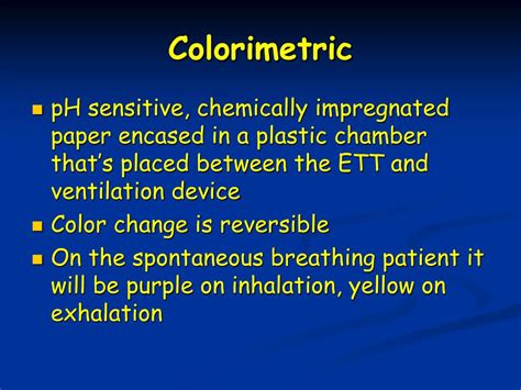 Colorimetric Capnometry At Amelie Coxen Blog