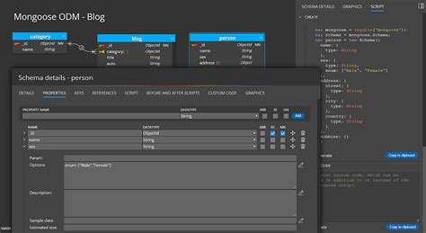 schema design tool for mongoose try moon modeler