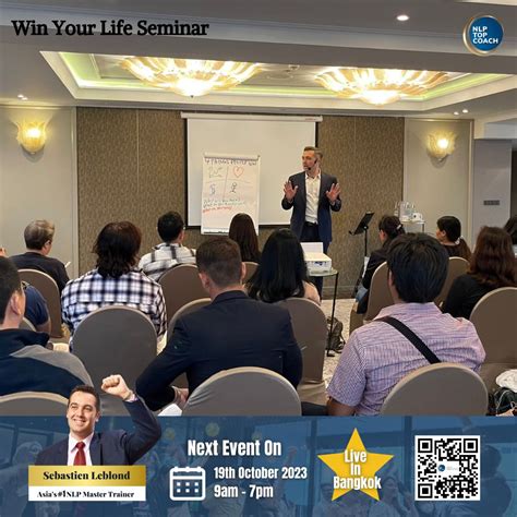 Nlp Top Coach On Linkedin Winyourlife Bangkok Success Mindset Sebastien Nlp Nlptopcoach