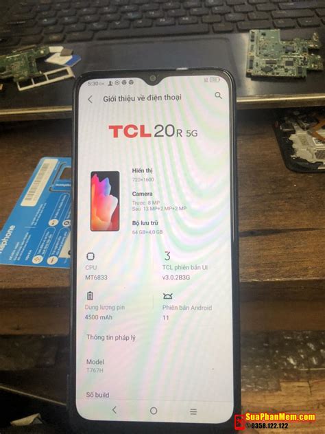 Unlock mở khoá mạng TCL 20R 5G T767H Unlock Network Suaphanmem com