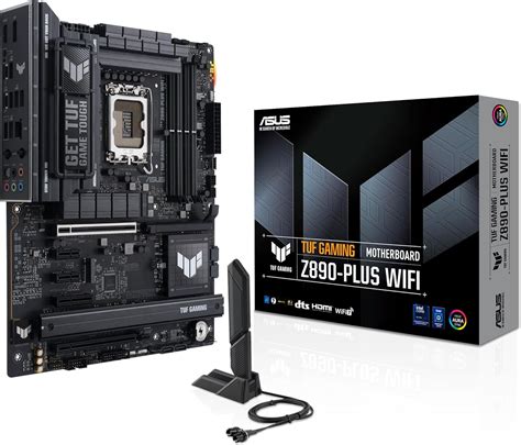 Asus Tuf Gaming Z890 Plus Wifi Intel Z890 Lga1851 Ddr5 9066 Dp Hdmi Usb4 4x M2 Usb3