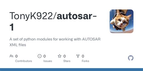 Github Tonyk922 Autosar 1 A Set Of Python Modules For Working With Autosar Xml Files