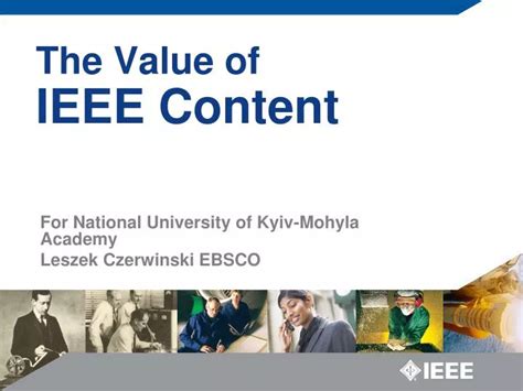 Ppt The Value Of Ieee Content Powerpoint Presentation Free Download Id 5713637