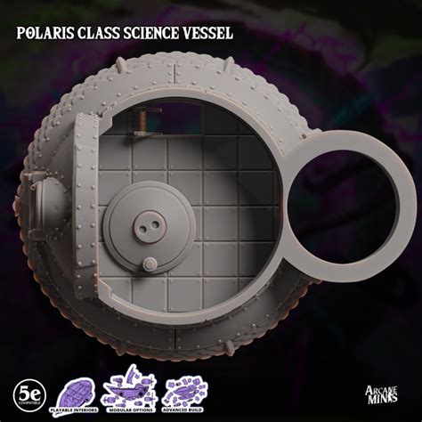 3d Printable Airship Polaris Class Science Vessel By Sordane Publishing