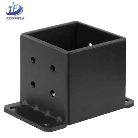 Railing Post Deck Post Base Brackets Steel Fence Post Anchor Bases For Building China Fence
