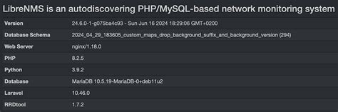 Unable To View Ports After Last Update Help LibreNMS Community