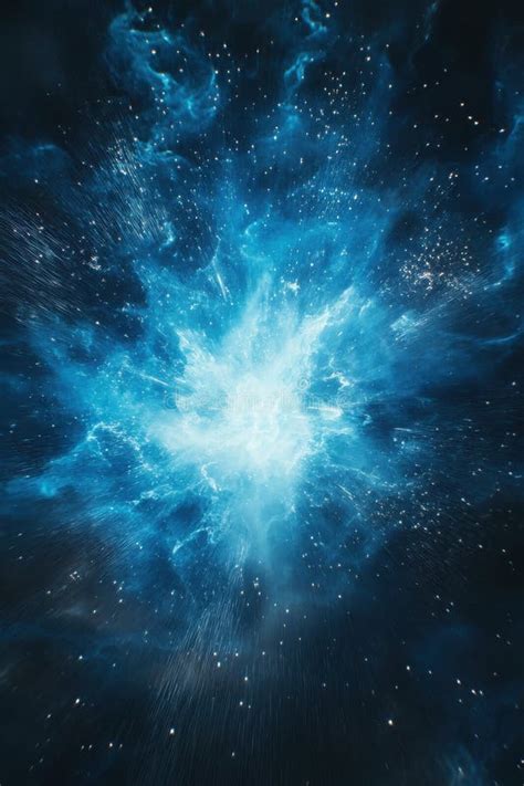 Explosive Cosmic Event Unveils Galactic Wonders Outer Space Digital Art Starry Environment