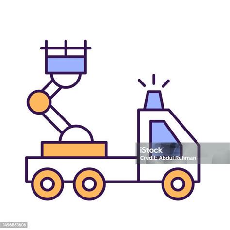 긴급 차량 벡터 아이콘은 쉽게 수정할 수 있습니다 긴급서비스와 구조 직업에 대한 스톡 벡터 아트 및 기타 이미지 긴급서비스와 구조 직업 벡터 외형선 Istock