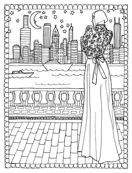 Color In Fashion Adult Coloring Book Review And Giveaway Cleverpedia