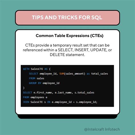 Intelcraft Infotech On Linkedin Sql