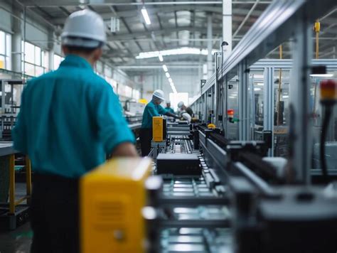 premium photo automated assembly line