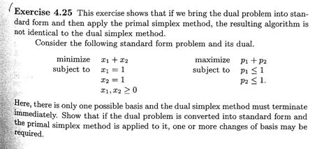 Dual Simplex Method And Primal Simplex Method