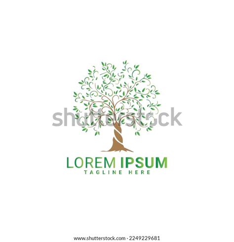 Tree Logo Vector Illustrator Template Stock Vector Royalty Free 2249229681 Shutterstock