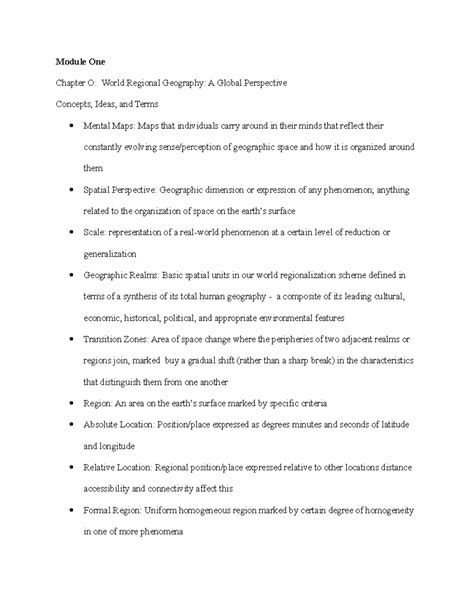 Geo 200 2 Lecture Notes Module 2 Geo 200 2 Lecture Notes Module 2 The United States