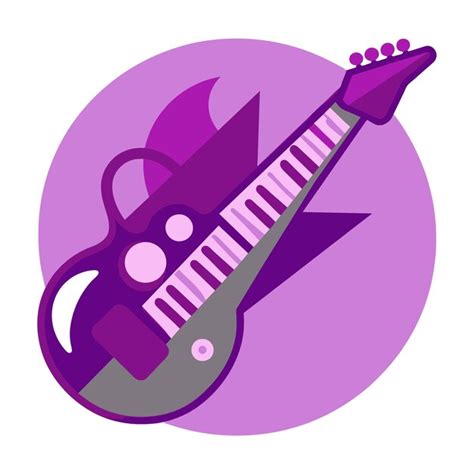 Music Instruments Icon Pack Keytar Image Premium Ai Generated Vector
