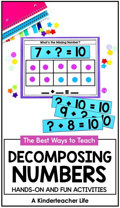 The Best Decomposing Math Center Activities Kindergarten Math