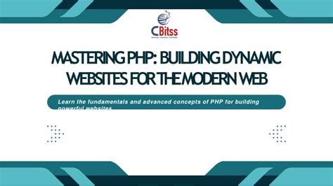 ppt mastering php build dynamic websites with expert training