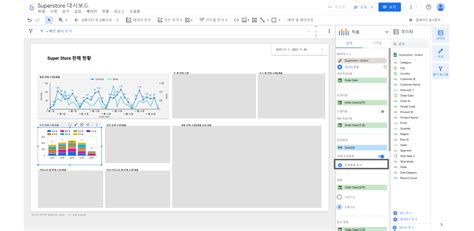 04 7 1 3 주간 판매 수량and매출막대 구글 루커 스튜디오로 시작하는 데이터시각화 첫걸음