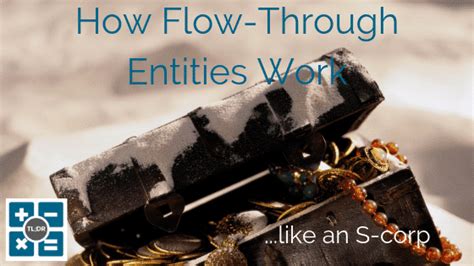 how flow through entities work tl dr accounting