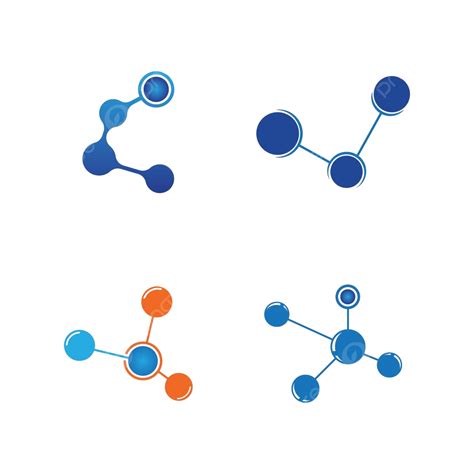 Molecule Ilustration Vector Icon Template Element Life Molecule Vector Element Life Molecule