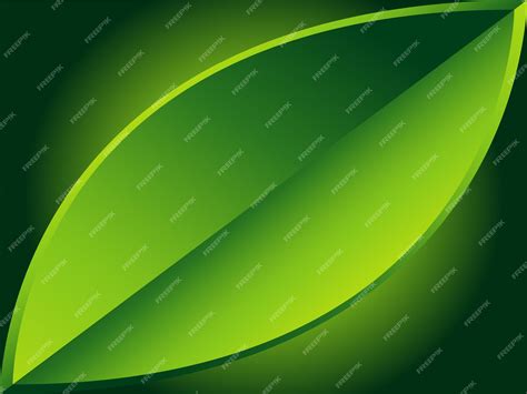 Premium Vector Dark Green Abstract Leaf Background