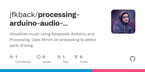 Github Jfkback Processing Arduino Audio Visualization Visualizes Music Using Neopixels