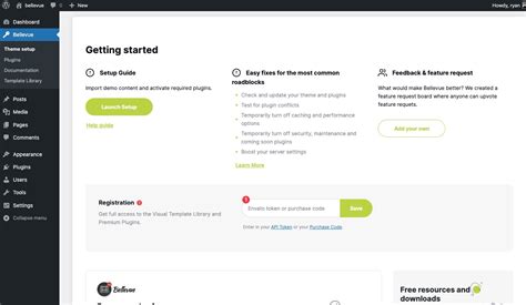 create your envato api token bellevue theme knowledge base