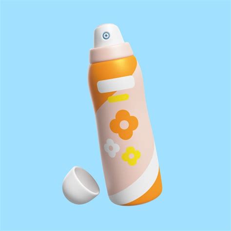 Free Psd 3d Rendering Of Cosmetic Product